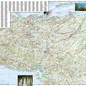 Nicaragua, Honduras, and El Salvador Map (National Geographic Adventure Map, 3109)