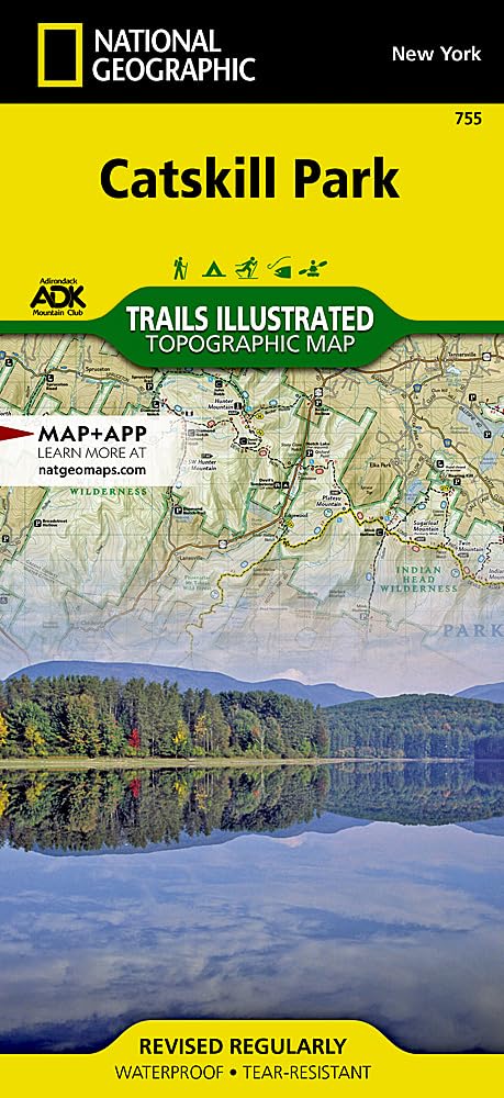 Catskill Park Map (National Geographic Trails Illustrated Map, 755)