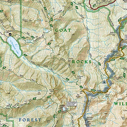 Goat Rocks, Norse Peak and William O. Douglas Wilderness Areas Map [Gifford Pinchot, Mt. Baker-Snoqualmie, and Okanogan-Wenatchee National Forests] (National Geographic Trails Illustrated Map, 823)