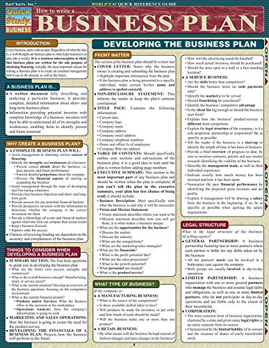 How To Write A Business Plan (Quick Study Business)