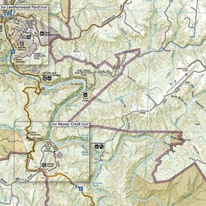 Big South Fork National River and Recreation Area Map (National Geographic Trails Illustrated Map, 241)