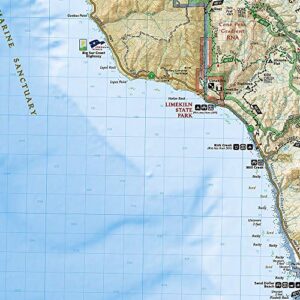 Big Sur, Ventana Wilderness Map [Los Padres National Forest] (National Geographic Trails Illustrated Map, 814)