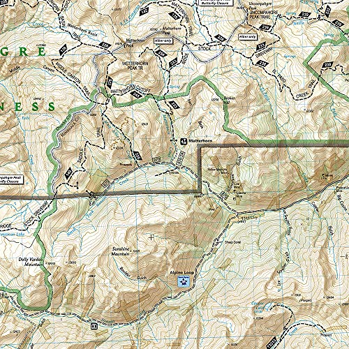 Telluride, Silverton, Ouray, Lake City Map (National Geographic Trails Illustrated Map, 141)