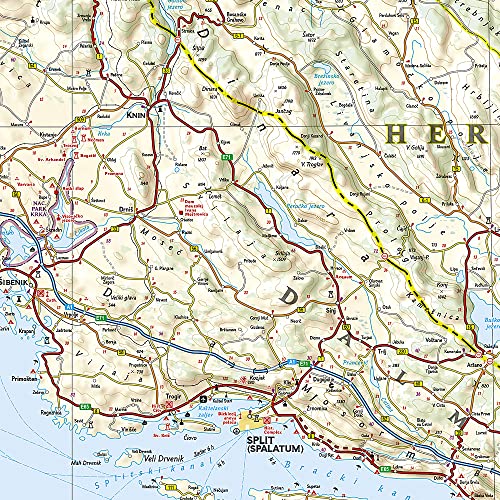 Croatia Map (National Geographic Adventure Map, 3324)