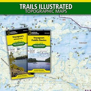 Voyageurs National Park and Paddle Routes [Map Pack Bundle] (National Geographic Trails Illustrated Map)