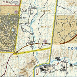 Superstition and Four Peaks Wilderness Areas Map [Tonto National Forest] (National Geographic Trails Illustrated Map, 851)