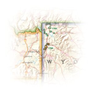 Grand Teton National Park Day Hikes Map (National Geographic Topographic Map Guide, 1706)