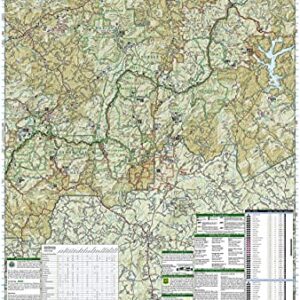 Brasstown Bald, Chattooga River Map [Chattahoochee and Sumter National Forests] (National Geographic Trails Illustrated Map, 778)