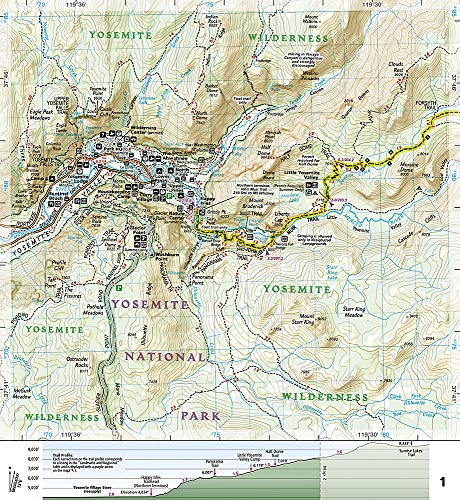 John Muir Trail Topographic Map Guide (National Geographic Topographic Map Guide) (National Geographic Topographic Map Guide, 1001)