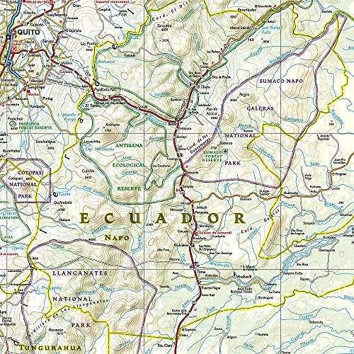 Ecuador and Galapagos Islands Map (National Geographic Adventure Map, 3403)