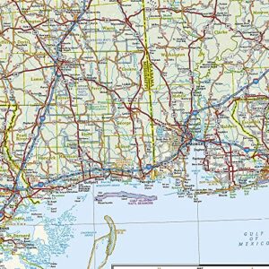 United States, Southeastern Plains and Gulf Coast Map (National Geographic Adventure Map, 3125)