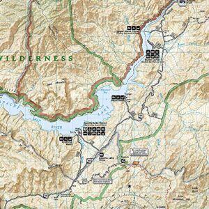 Superstition and Four Peaks Wilderness Areas Map [Tonto National Forest] (National Geographic Trails Illustrated Map, 851)