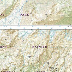 Mount Rainier National Park Map (National Geographic Trails Illustrated Map, 217)