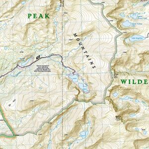 Cloud Peak Wilderness Map (National Geographic Trails Illustrated Map, 720)