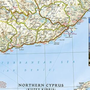 Türkiye (Turkey): Mediterranean Coast Map (National Geographic Adventure Map, 3019)