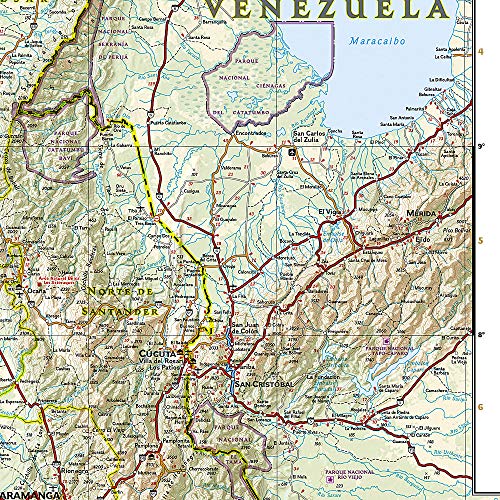 Colombia Map (National Geographic Adventure Map, 3405)