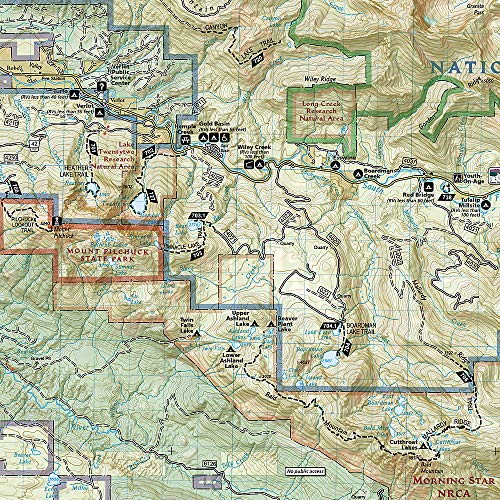 Mount Baker and Boulder River Wilderness Areas Map [Mt. Baker-Snoqualmie National Forest] (National Geographic Trails Illustrated Map, 826)