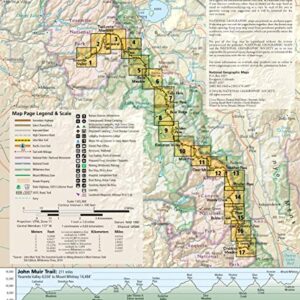 John Muir Trail Topographic Map Guide (National Geographic Topographic Map Guide) (National Geographic Topographic Map Guide, 1001)