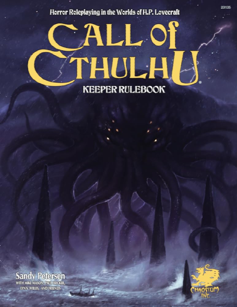 Call of Cthulhu Rpg Keeper Rulebook: Horror Roleplaying in the Worlds of H.p. Lovecraft (Call of Cthulhu Roleplaying)