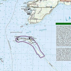 Apostle Islands National Lakeshore Map (National Geographic Trails Illustrated Map, 235)