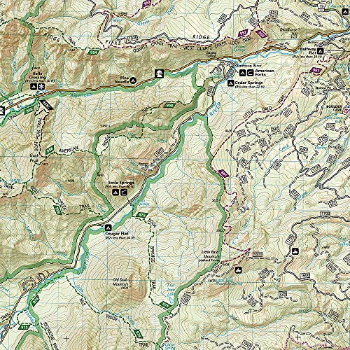 Goat Rocks, Norse Peak and William O. Douglas Wilderness Areas Map [Gifford Pinchot, Mt. Baker-Snoqualmie, and Okanogan-Wenatchee National Forests] (National Geographic Trails Illustrated Map, 823)