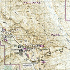 Capitol Reef National Park Map (National Geographic Trails Illustrated Map, 267)