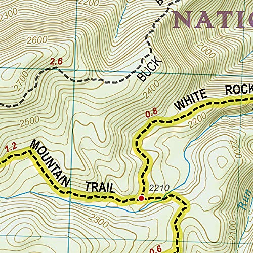 Shenandoah National Park Day Hikes Map (National Geographic Topographic Map Guide, 1703)