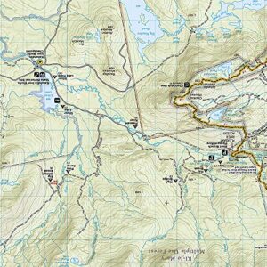 Baxter State Park Map [Mount Katahdin, Katahdin Iron Works] (National Geographic Trails Illustrated Map, 754)