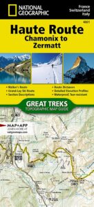 haute route map [chamonix to zermatt] (national geographic trails illustrated map, 4001)