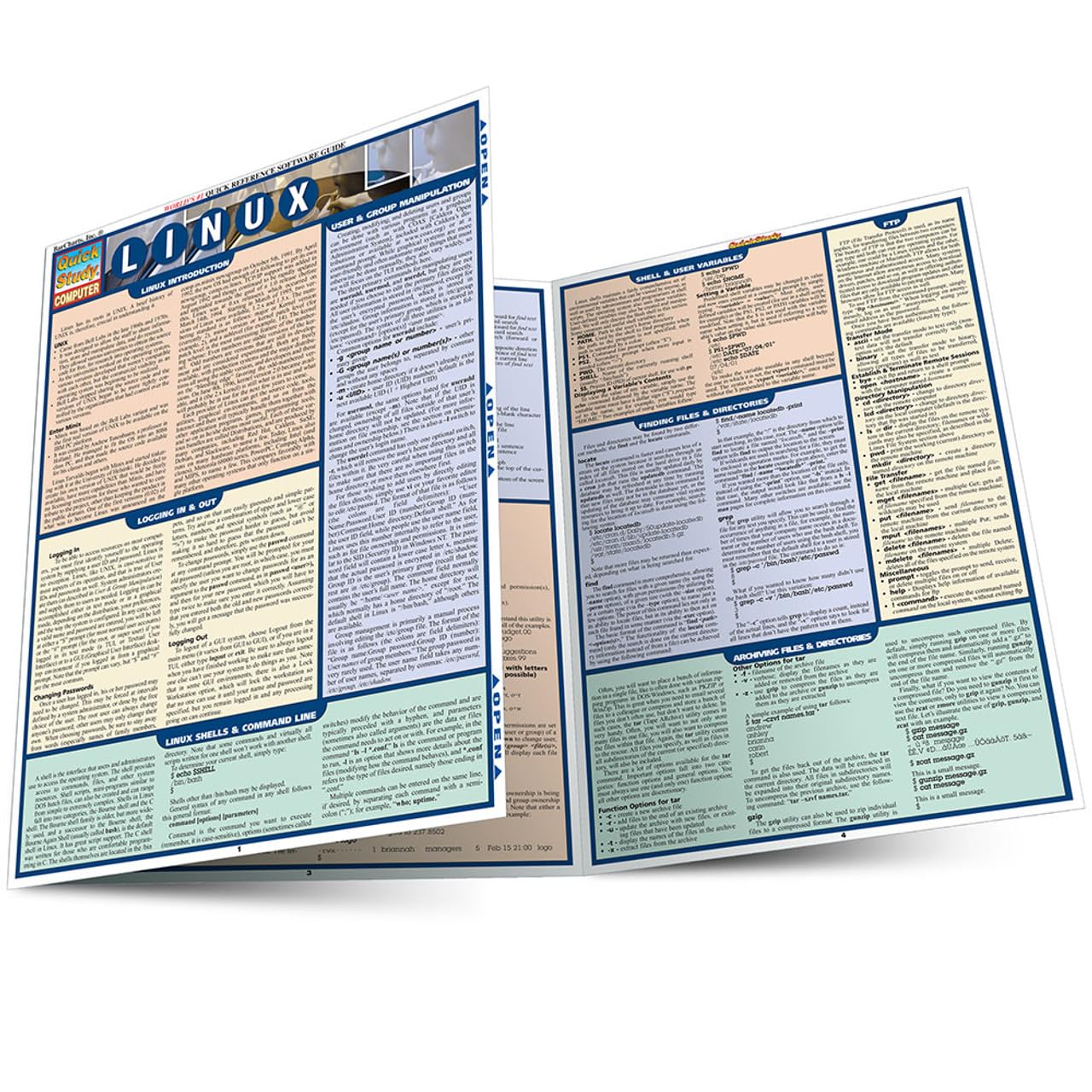 Linux QuickStudy Laminated Reference Guide (QuickStudy Computer)