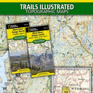 Wind River Range [Map Pack Bundle] (National Geographic Trails Illustrated Map)