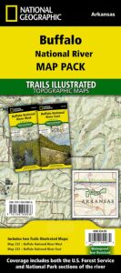 buffalo national river [map pack bundle] (national geographic trails illustrated map)