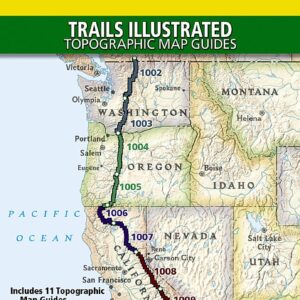 Pacific Crest Trail [Map Pack Bundle] (National Geographic Trails Illustrated Map)