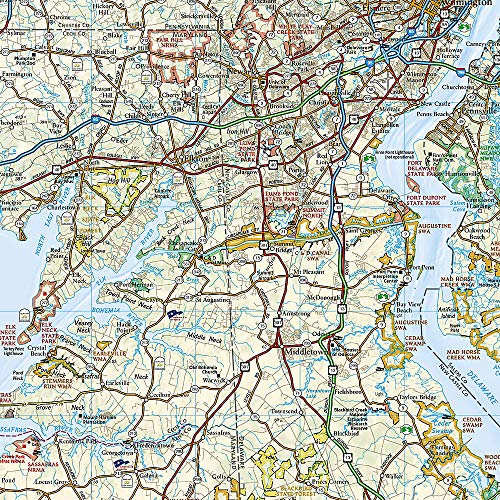 Delmarva Peninsula Map (National Geographic Trails Illustrated Map, 772)