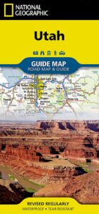 utah map (national geographic guide map)