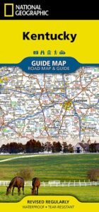 kentucky map (national geographic guide map)