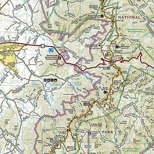 Shenandoah National Park Map (National Geographic Trails Illustrated Map, 228)