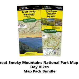 Great Smoky Mountains Day Hikes and National Park Map [Map Pack Bundle] (National Geographic Trails Illustrated Map)