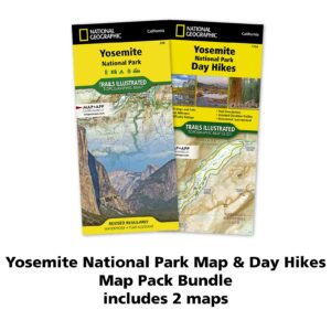 Yosemite Day Hikes and National Park Map [Map Pack Bundle] (National Geographic Trails Illustrated Map)