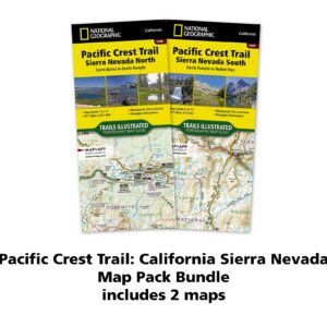 Pacific Crest Trail: California Sierra Nevada [Map Pack Bundle] (National Geographic Trails Illustrated Map)