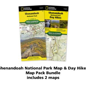 Shenandoah Day Hikes and National Park Map [Map Pack Bundle] (National Geographic Trails Illustrated Map)