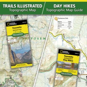 Yosemite Day Hikes and National Park Map [Map Pack Bundle] (National Geographic Trails Illustrated Map)