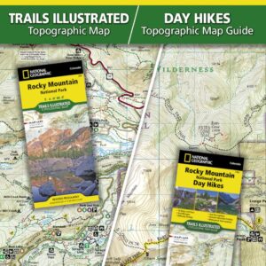 Rocky Mountain Day Hikes and National Park Map [Map Pack Bundle] (National Geographic Trails Illustrated Map)