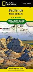 badlands national park: south dakota, usa outdoor recreation map (national geographic maps: trails i