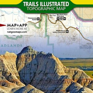 Badlands National Park: South Dakota, USA Outdoor Recreation Map (National Geographic Maps: Trails I