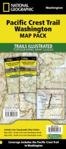 pacific crest trail: washington [map pack bundle] (national geographic trails illustrated map)