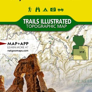 Needles District: Canyonlands National Park Map (National Geographic Trails Illustrated Map, 311)