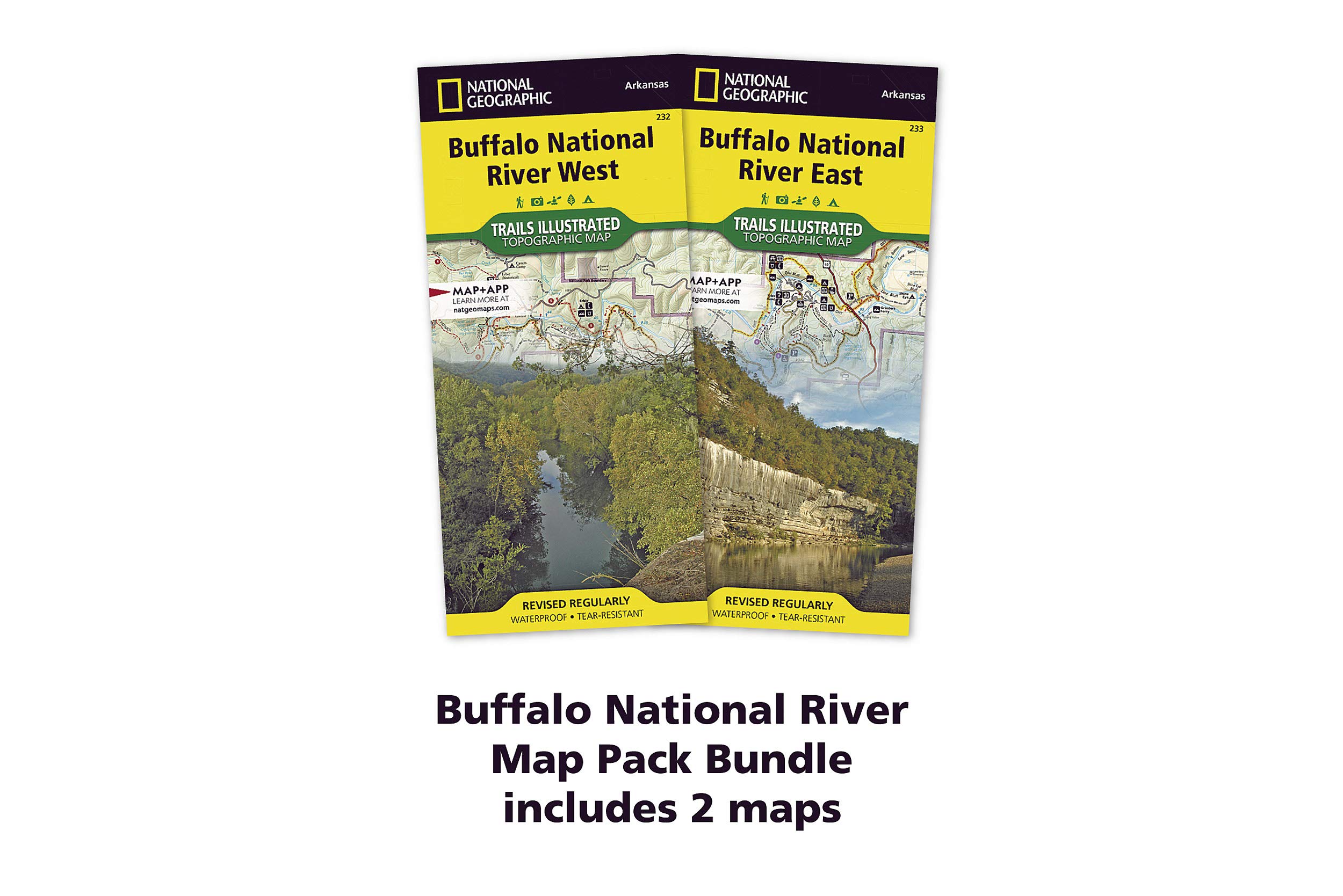 Buffalo National River [Map Pack Bundle] (National Geographic Trails Illustrated Map)