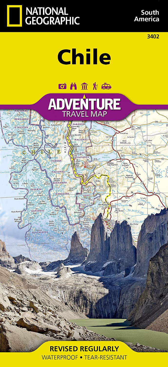 Chile Map (National Geographic Adventure Map, 3402)