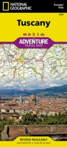 tuscany map [italy] (national geographic adventure map, 3305)